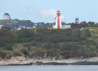 Partridge Island Lighthouse (Saint John Harbour, New Brunswick ...